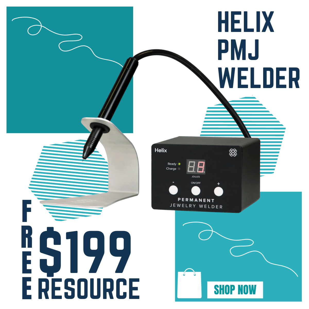 Helix Permanent Jewelry Welder: Machine & Accessories or with Starter ...